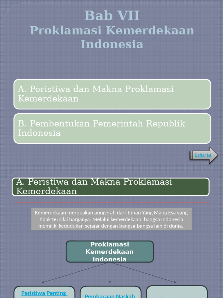 BAB 7 Proklamasi Kemerdekaan Indonesia | PDF