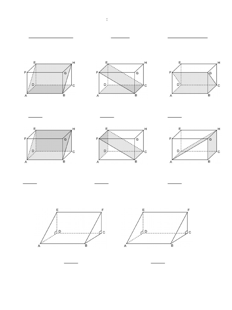 WS3 - Angles Between 2 Planes | PDF | Geometric Shapes | Convex Geometry