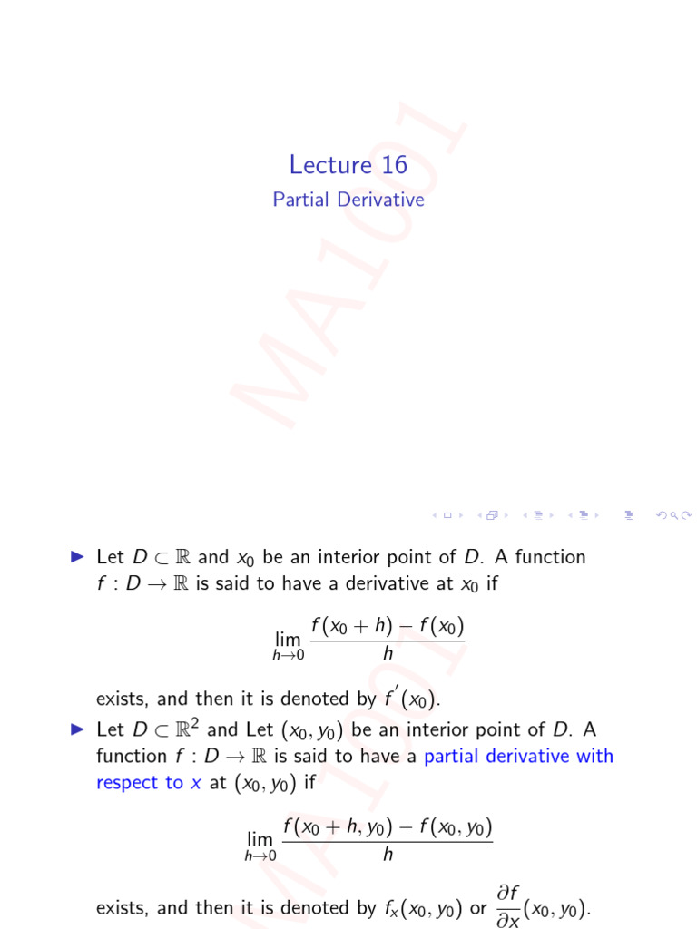 Understanding Partial Derivatives and Gradients | PDF | Gradient | Analysis