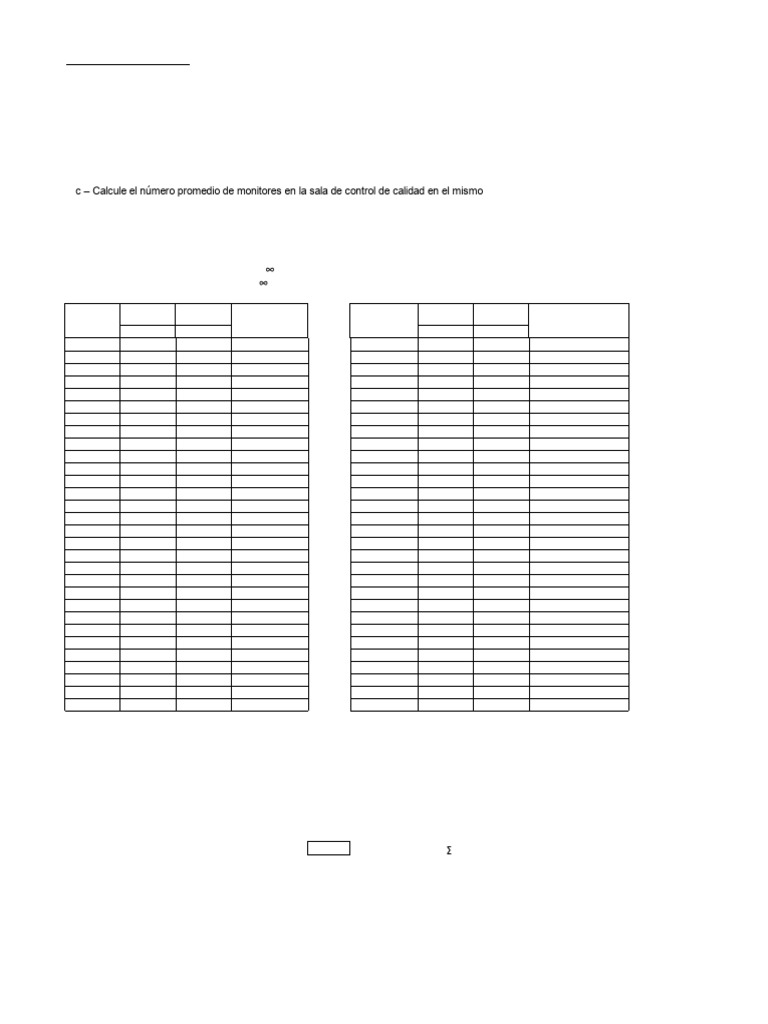 Colas de Espera - Ejercicios Resueltos | PDF