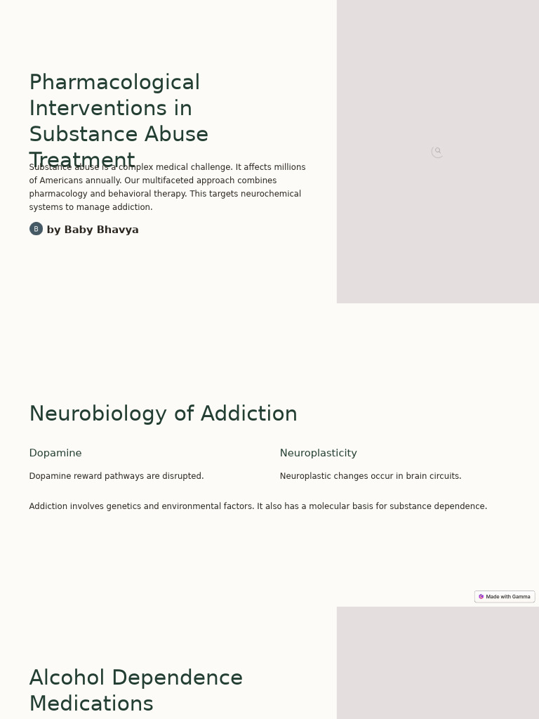 Pharmacological Interventions in Substance Abuse Treatment | PDF ...