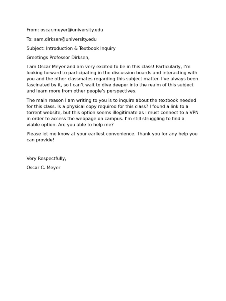 Summers - Communicating With Your Professor | PDF