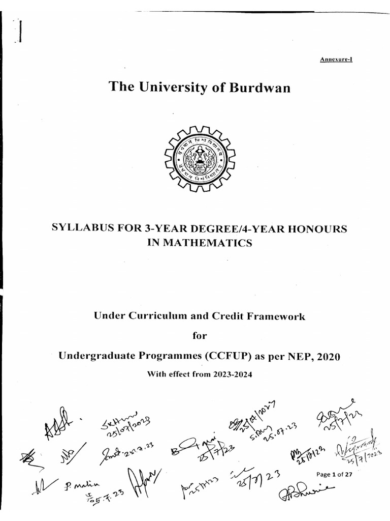 Syllabus_BSCMATH_NEP2023-2024 (1) | PDF