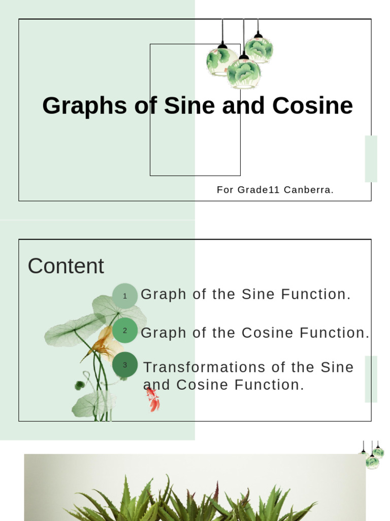 Graphs of Sine and Cosine | PDF
