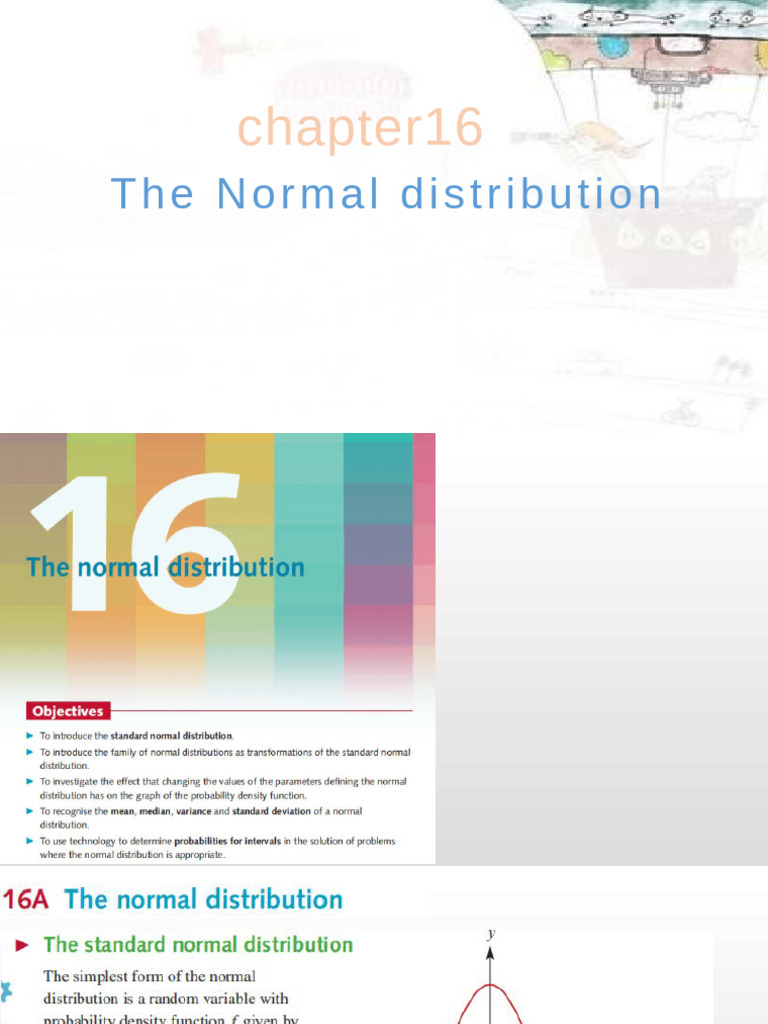 Chapter16 The Normal Distribution | PDF