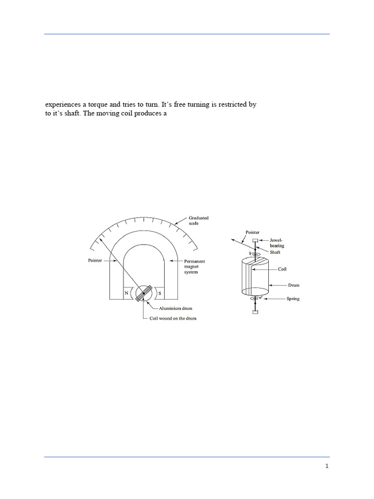 UNIT-IIB - Measuring Instruments | PDF | Inductor | Magnetic Field