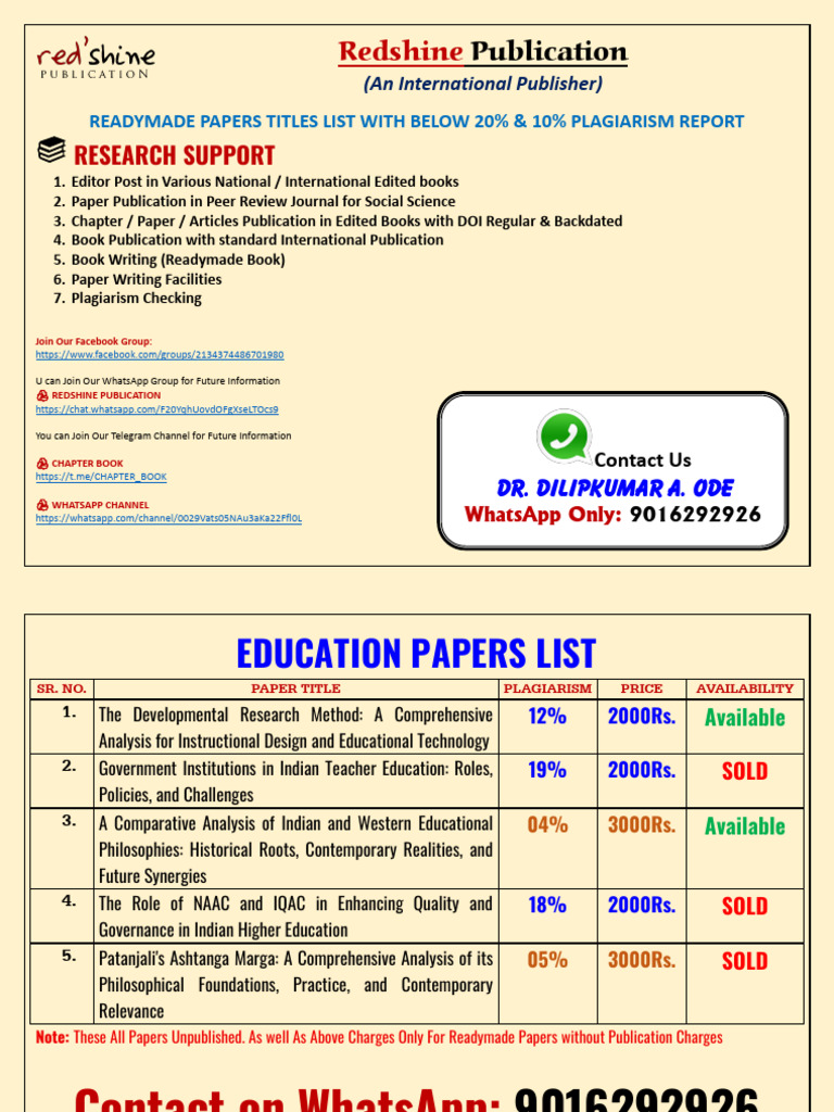 Readymade Papers List-1 | PDF | Tourism