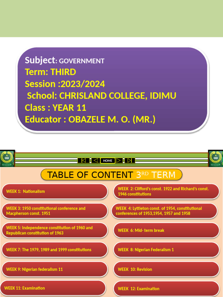 Third Term Yr11 Government 2019-2020 Session | PDF | Forms Of ...