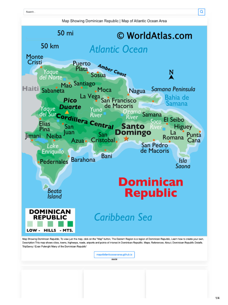 Dominican Map | PDF