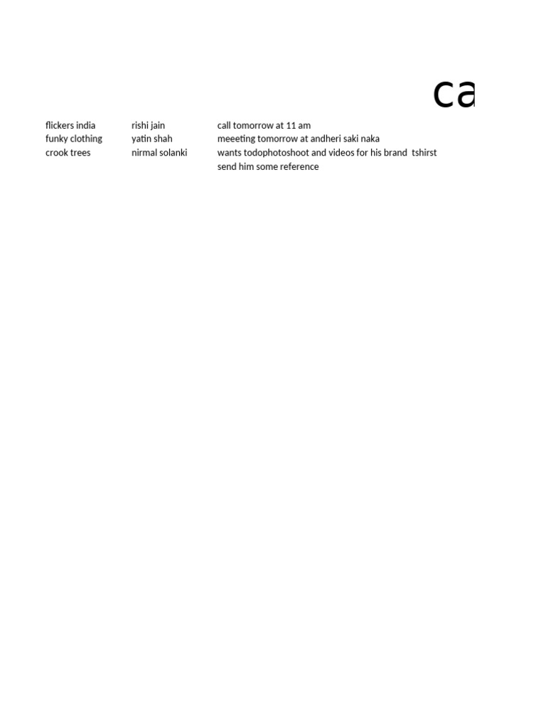 Calls Data | PDF