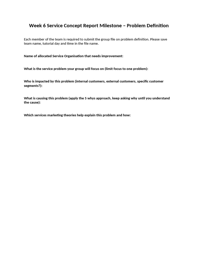 Week 6 Milestone Submission Template | PDF