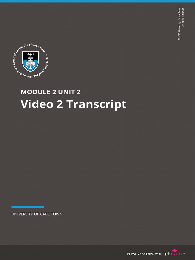 UCT OM M2U2 Video 2 Transcript Process Flow Diagrams | PDF