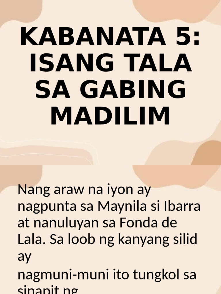 Kabanata 5 - Isa-Wps Office | PDF