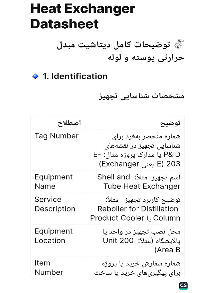 Heat Ex Datasheet | PDF