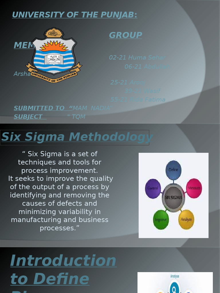 What is Six Sigma Methodology | PDF | Six Sigma | Data Analysis