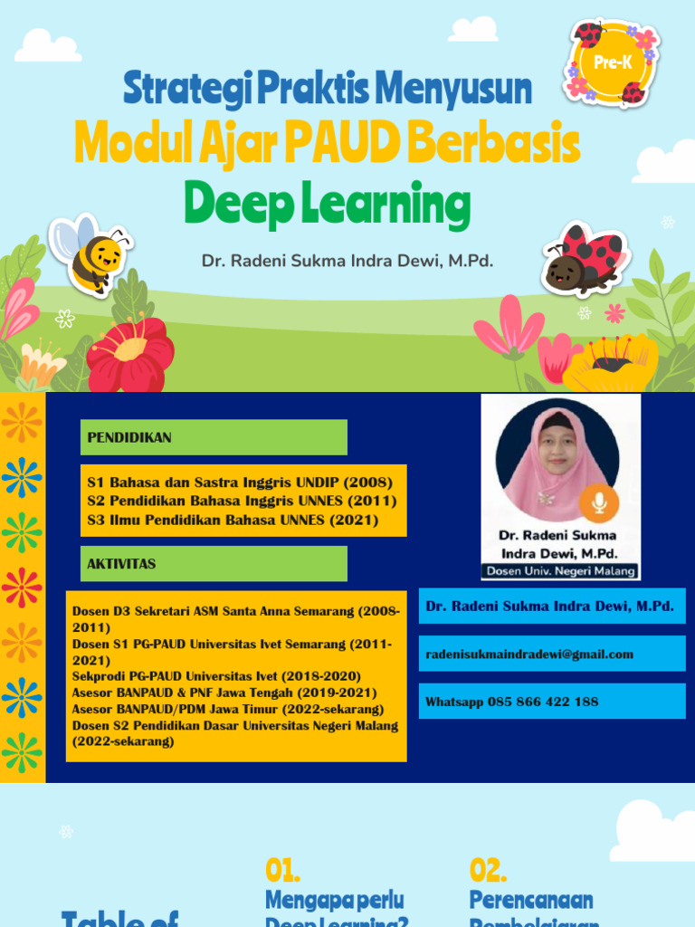 Penyusunan Modul Ajar PAUD Deep Learning | PDF