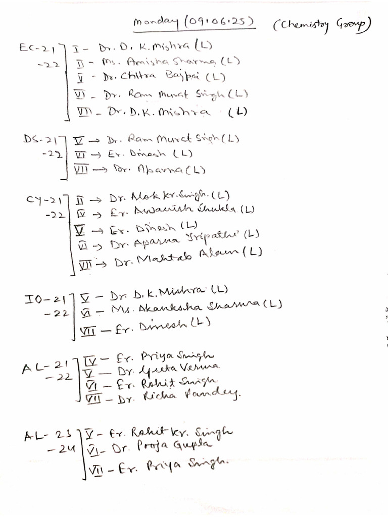 Revised Class Arrangement_9!6!2025 | PDF