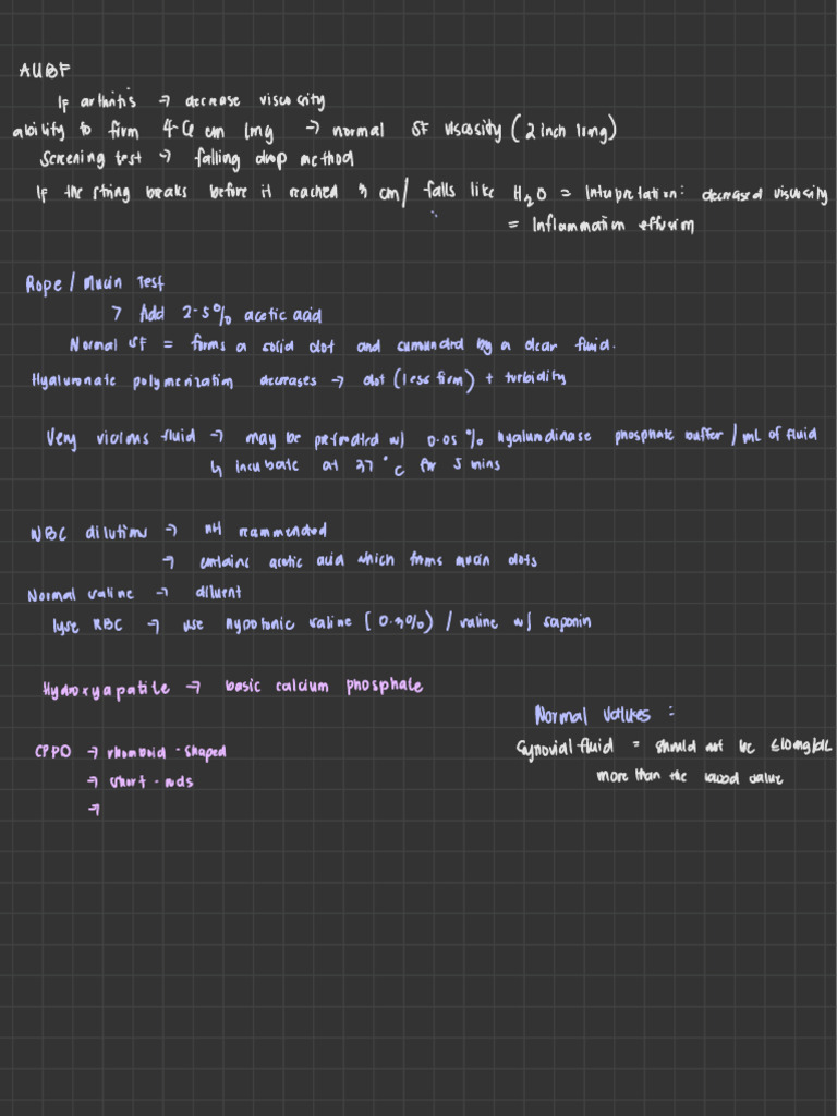 AUBF - Study Notes | PDF