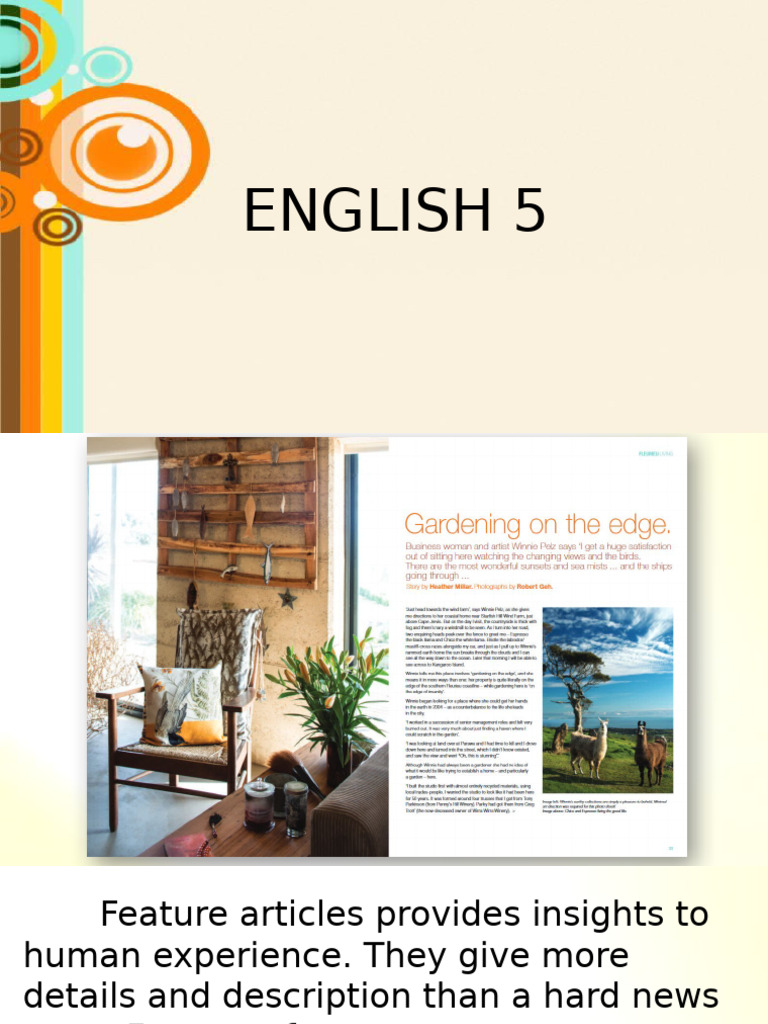 How to Write Engaging Feature Articles | PDF