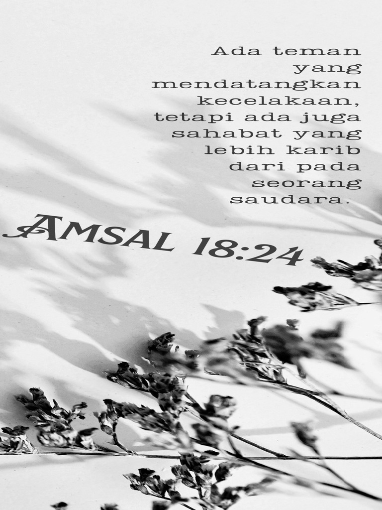 Hitam & Putih Ilustrasi Ayat Alkitab Pembatas Buku - 20250611 - 132620 ...