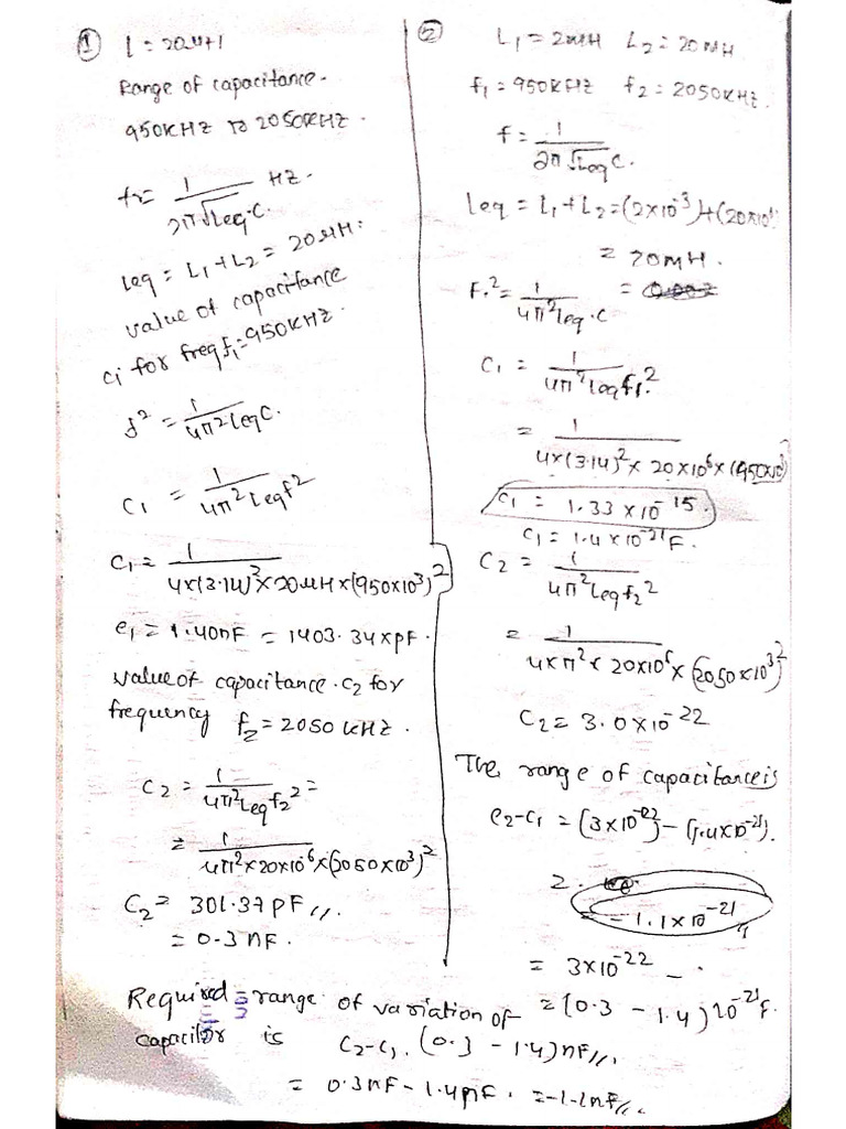 M 3 Numericals | PDF