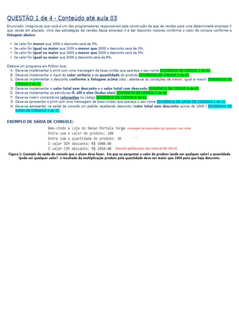 YORRAN - FASE C de 2023 - Logica de Programacao e Algoritmos | PDF | Python (linguagem de ...