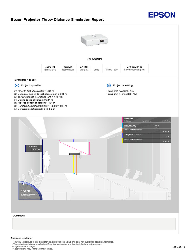Projector Information | PDF