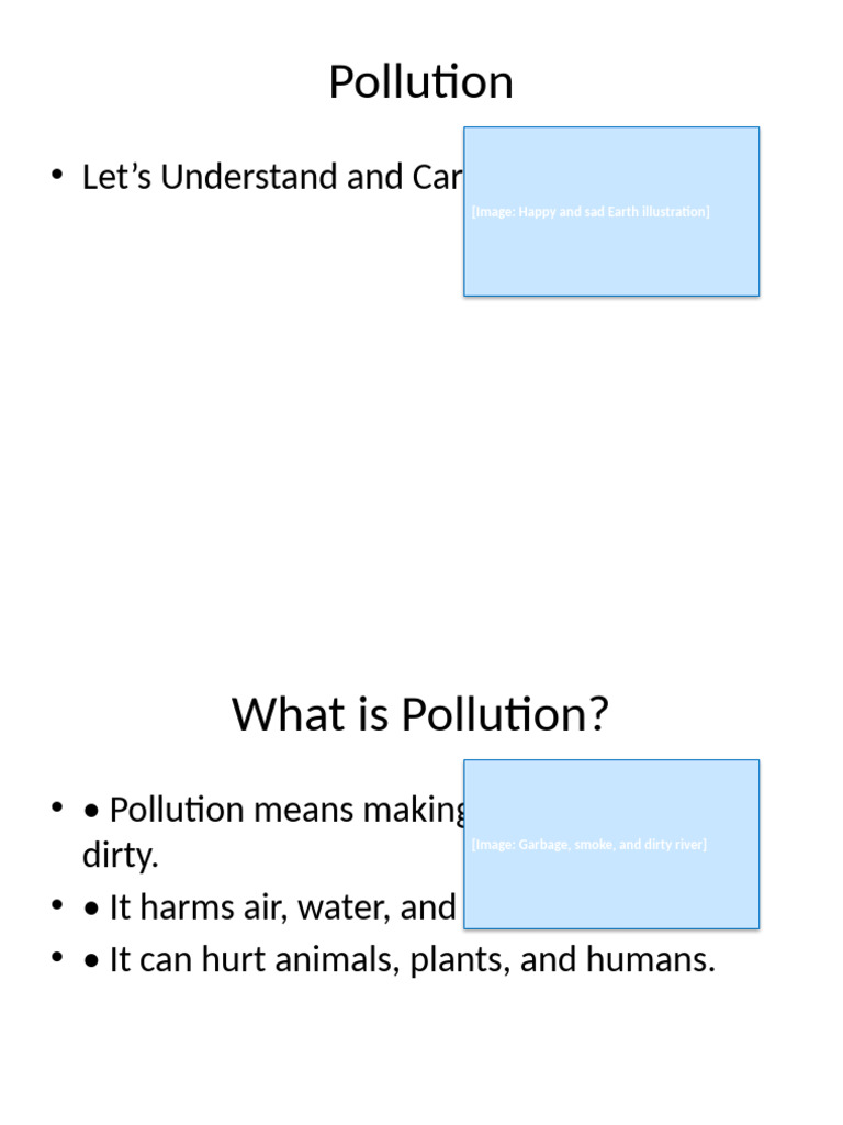 Understanding Pollution for Kids | PDF