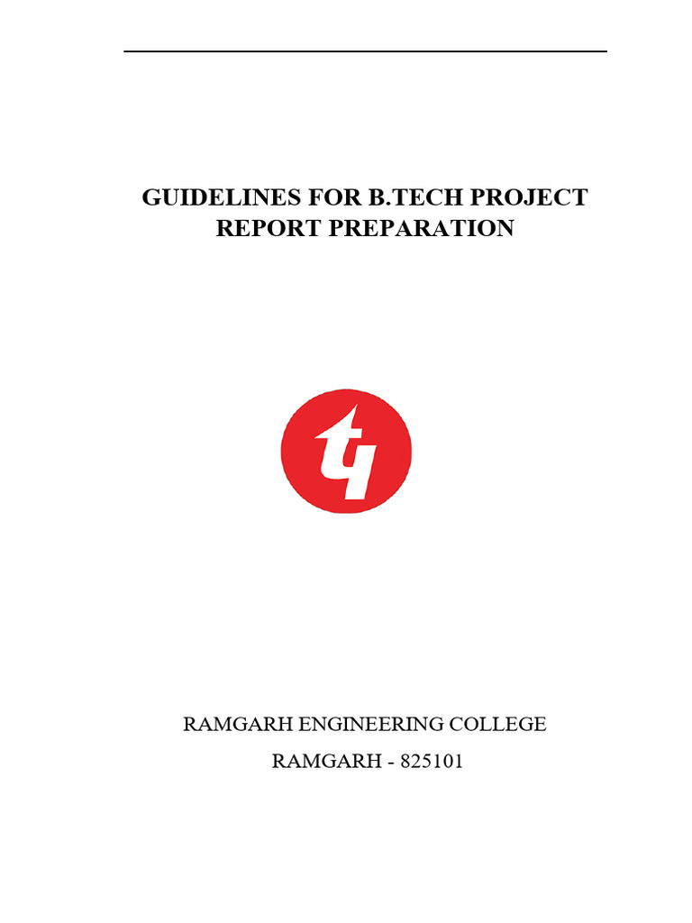 UG Report Preparation Format - 8th Sem - Project-II | PDF | Paragraph | Thesis