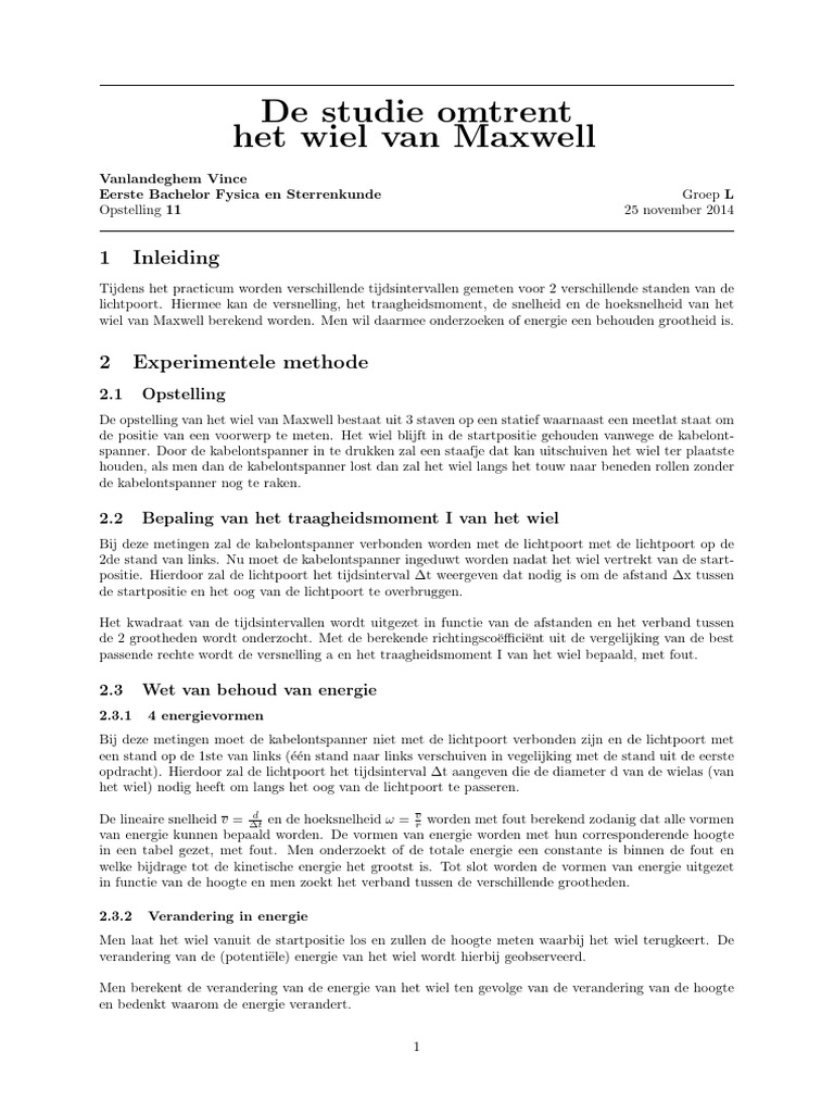 Wiel Van Maxwell | PDF