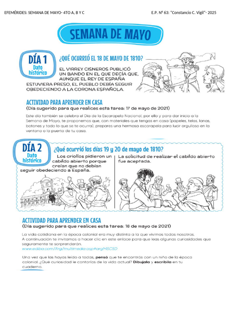 Semana de Mayo | PDF