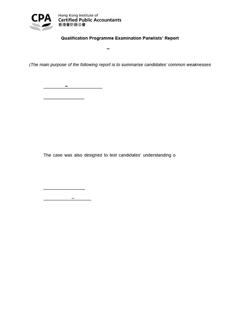 Panelists Report Module C (Jun 15) Final | PDF | Audit | Risk