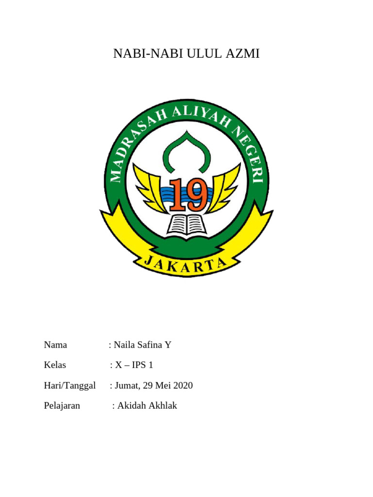 Nabi Ulul Azmi | PDF