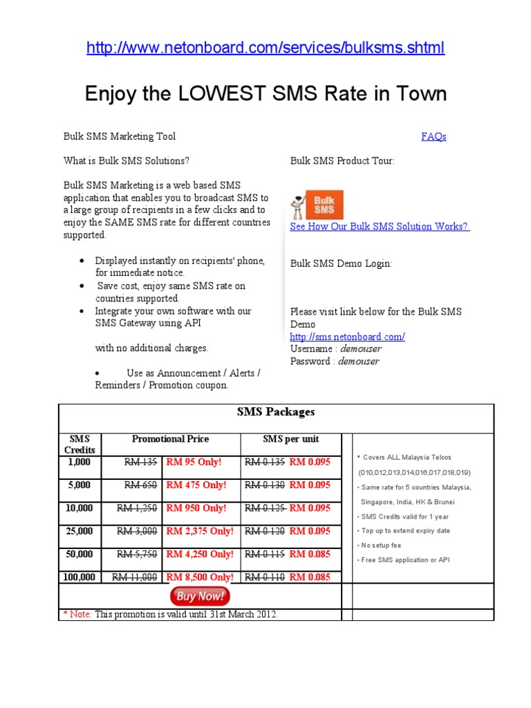 Sms Blasting | PDF | Short Message Service | Mobile Marketing