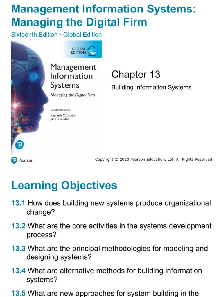 Laudon Mis16 PPT Ch13 KL CE | PDF | System | Business Process Management