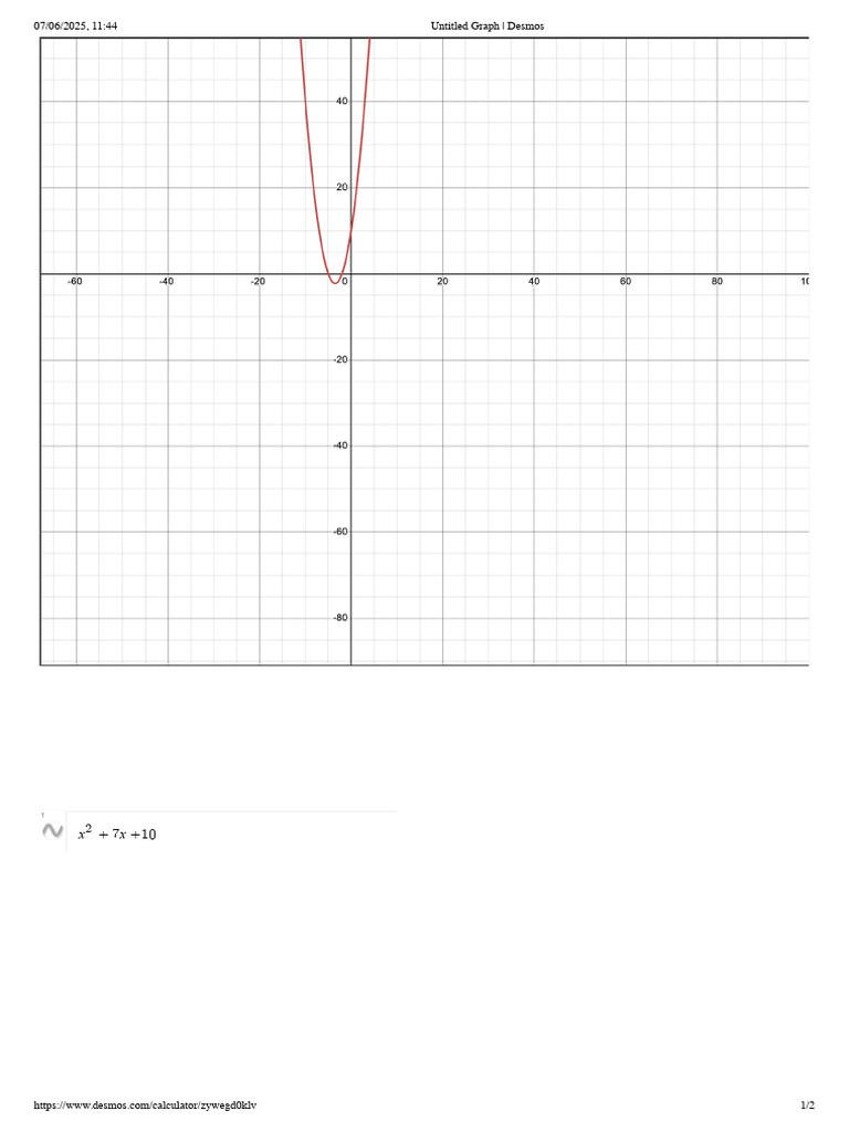 Untitled Graph - Desmos | PDF