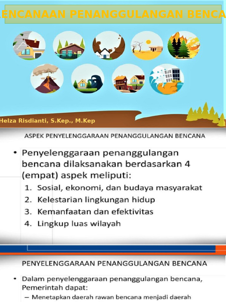 Perencanaan Penanggulangan Bencana | PDF