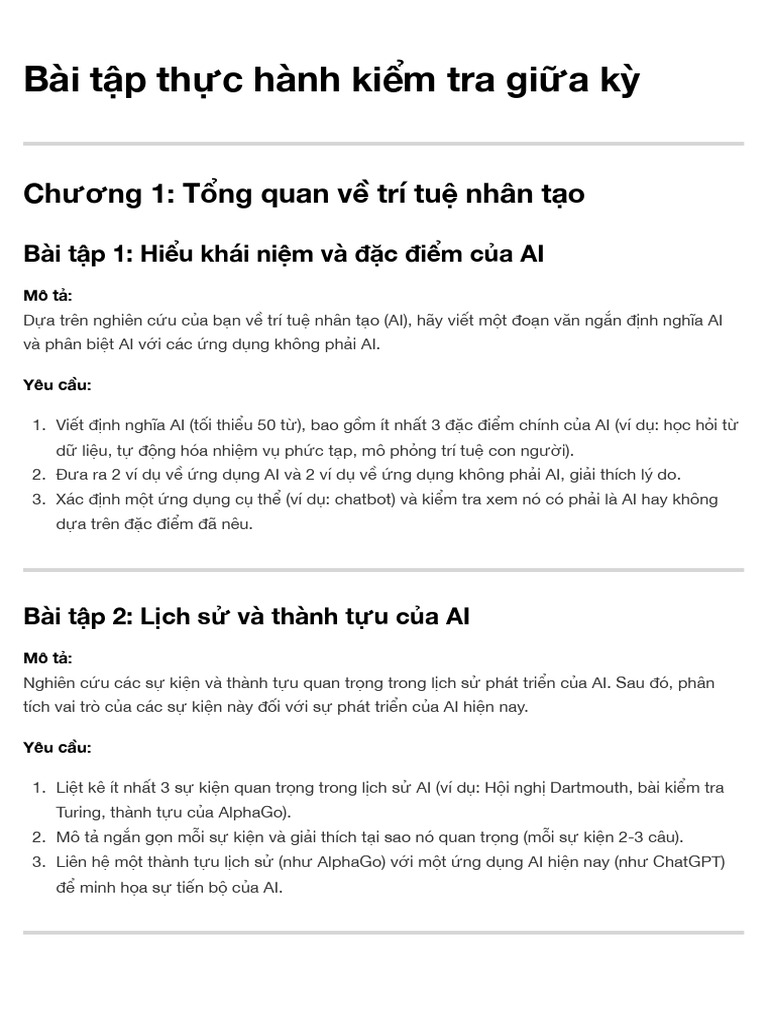 On Tap Giua Ky | PDF