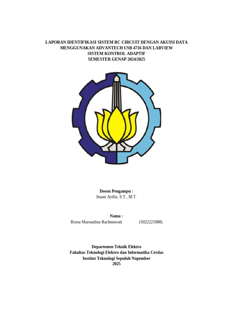 Laporan Identifikasi RC Circuit | PDF