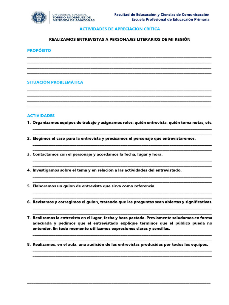 Actividades de Apreciación Crítica | PDF | Maestros