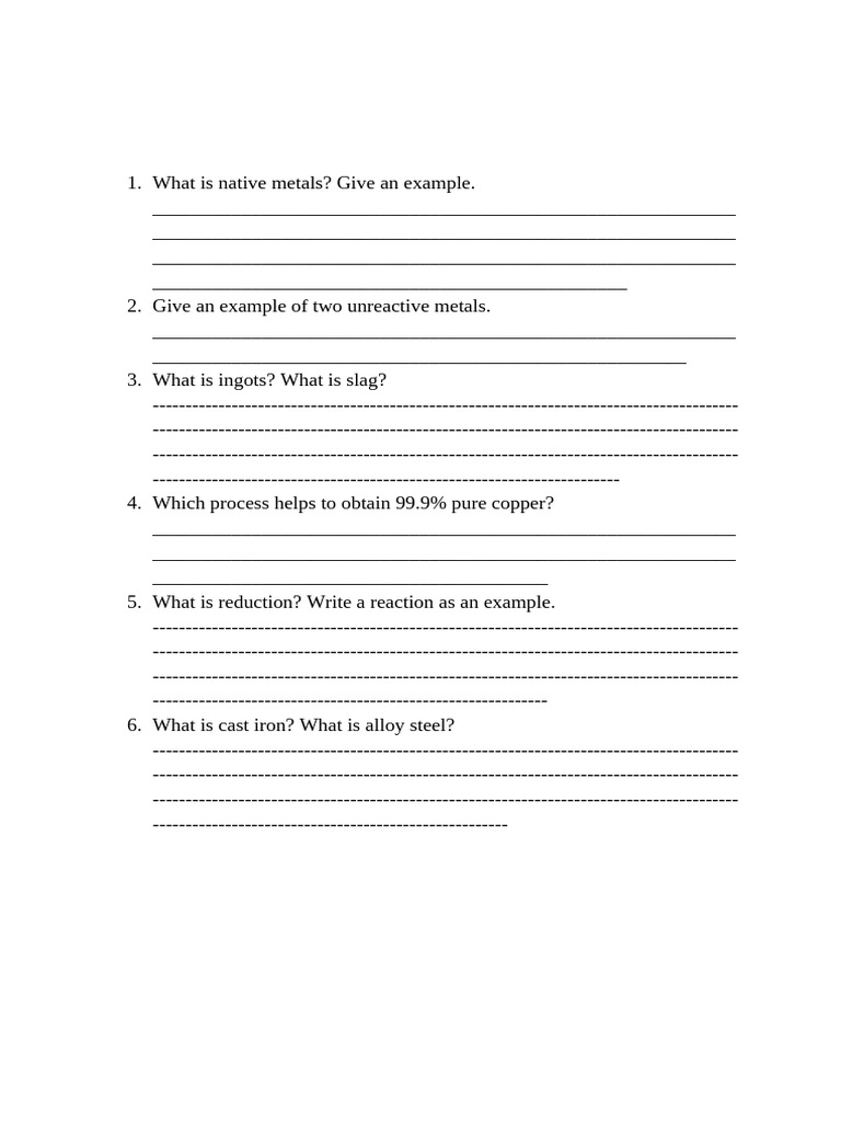 What Is Native Metals | PDF