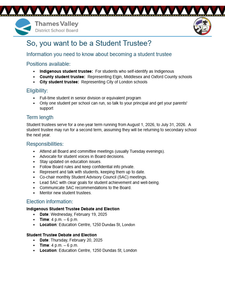 Becoming a Student Trustee: Key Info | PDF