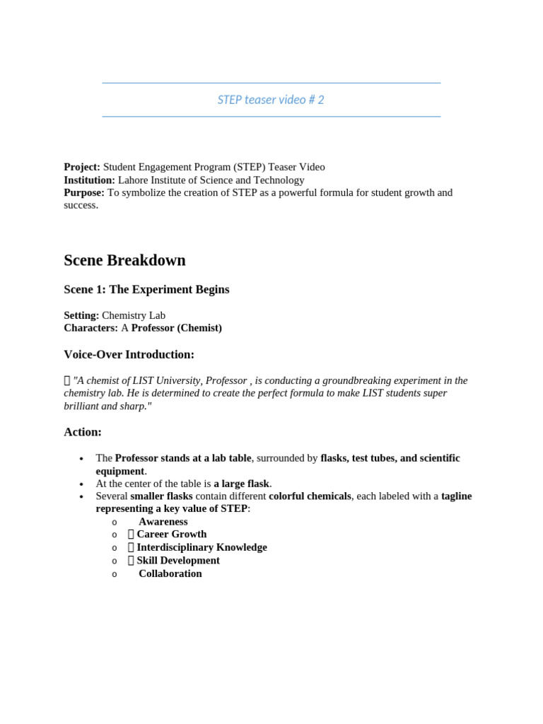 STEP Launch Idea # 2 | PDF