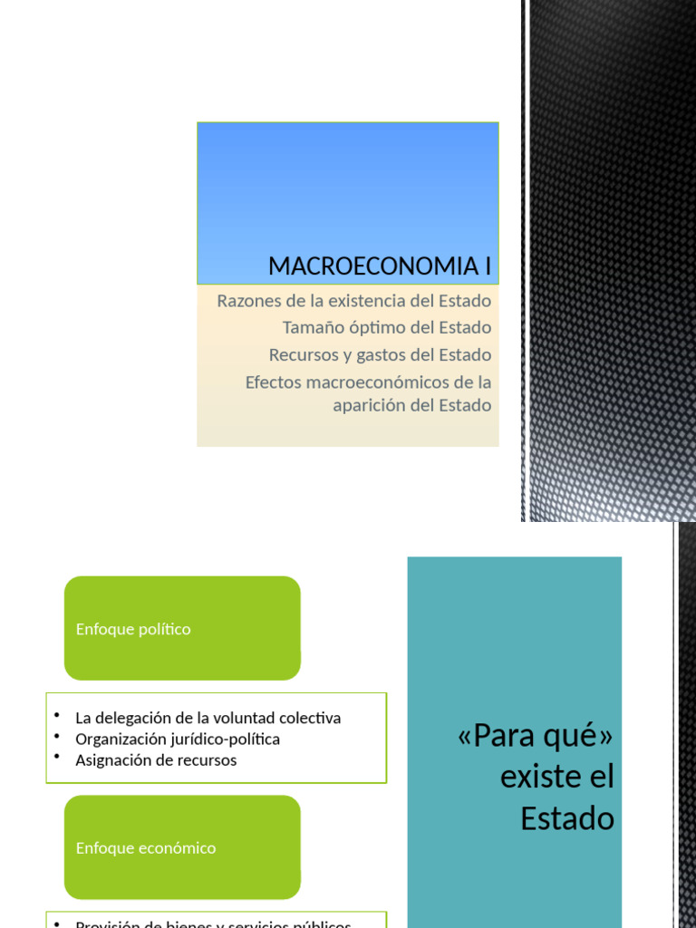 MACRO I Presentacion 3 2025 Gasto Público | PDF | Balance presupuestario del gobierno | Deuda