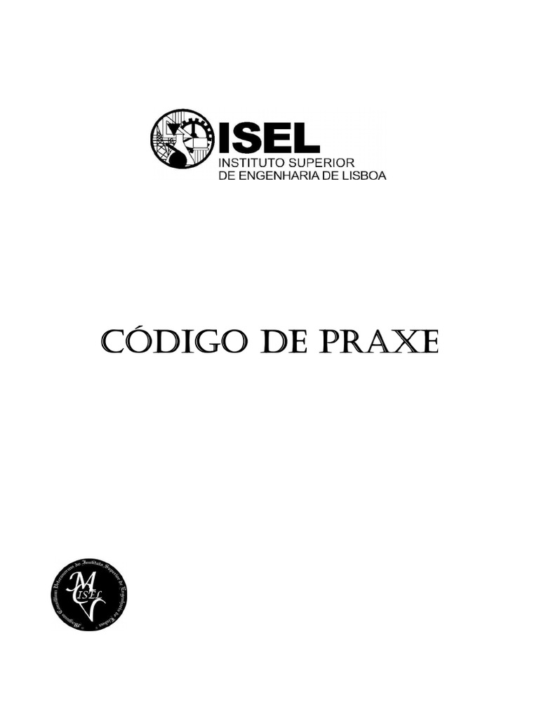 Código da Praxe do ISEL | PDF | Conselho de Segurança das Nações Unidas ...
