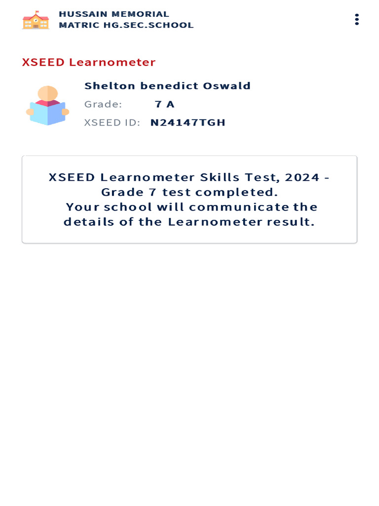 XSEED Learnometer | PDF