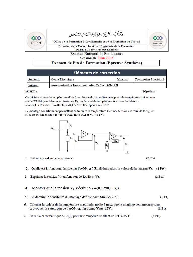 EFF 2023 Capteur de Température | PDF