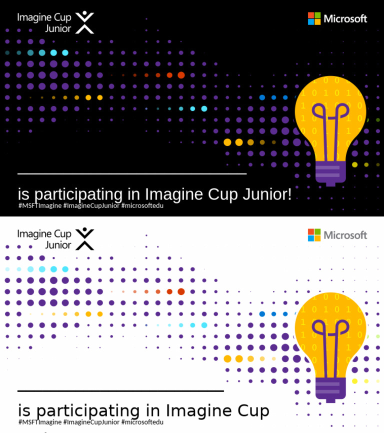 Imagine Cup Junior Participation Announcement | PDF