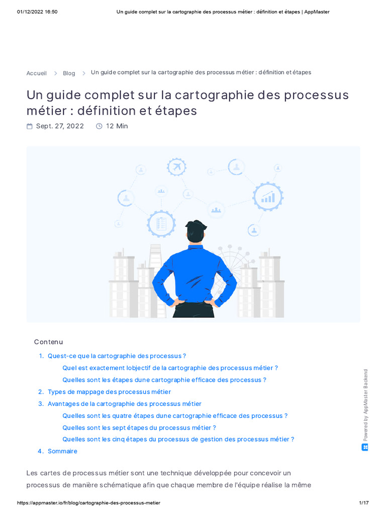 Guide de la cartographie des processus métier | PDF | Processus d ...