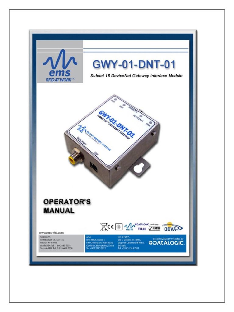 Gateway RFID GWY-01-DNT-01 | PDF | Electromagnetic Interference | Radio Frequency Identification